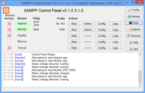 MySQLのパスワード設定 - XAMPPの使い方