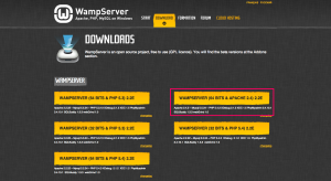 WAMPのダウンロードとインストール - PC設定のカルマ