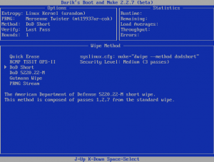 DBAN の使い方 - ハードディスクのデータを完全消去 - PC設定のカルマ