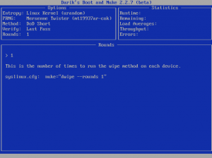 DBAN の使い方 - ハードディスクのデータを完全消去 - PC設定のカルマ