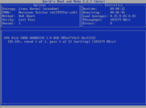 DBAN の使い方 - ハードディスクのデータを完全消去 - PC設定のカルマ