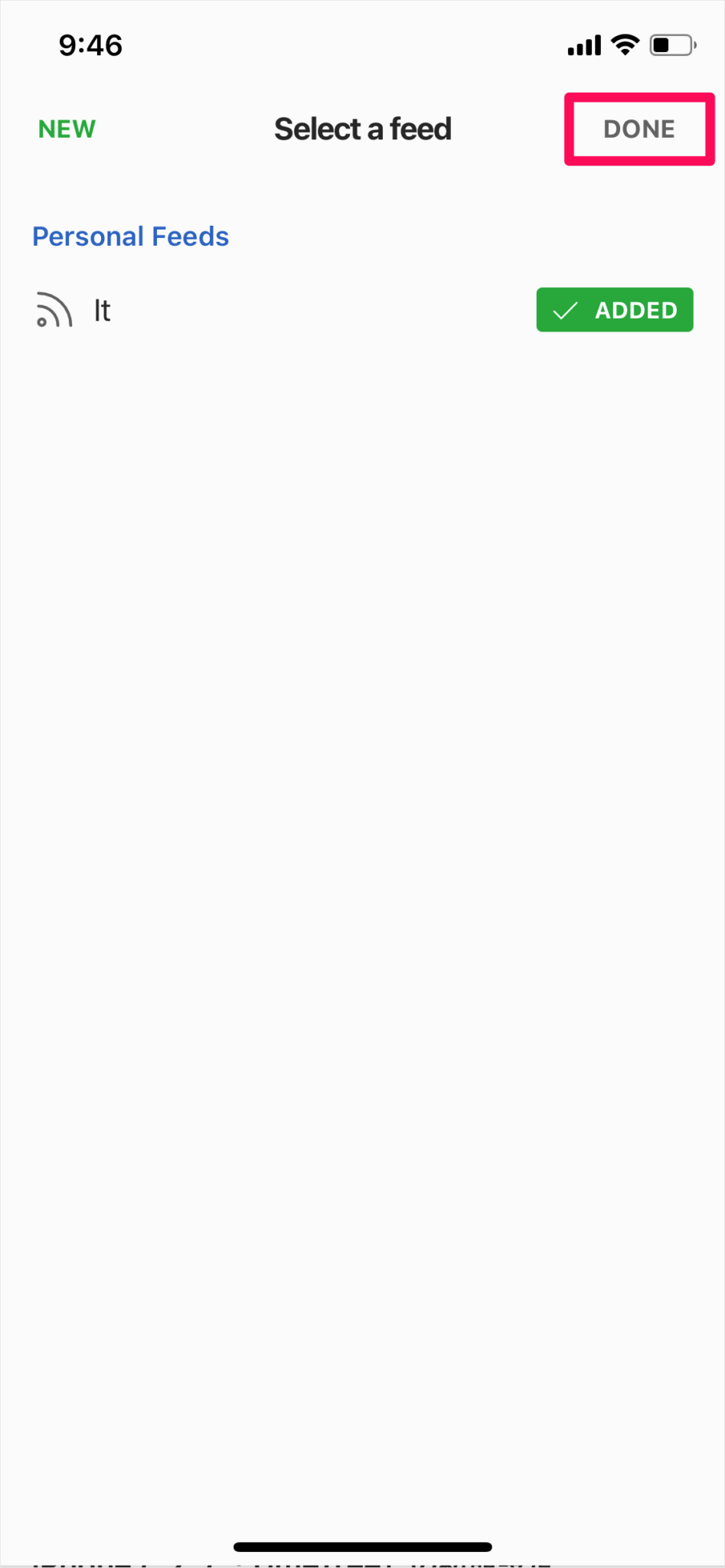 iPhoneアプリ「Feedly Reader」の使い方 - 初期設定 - PC設定のカルマ