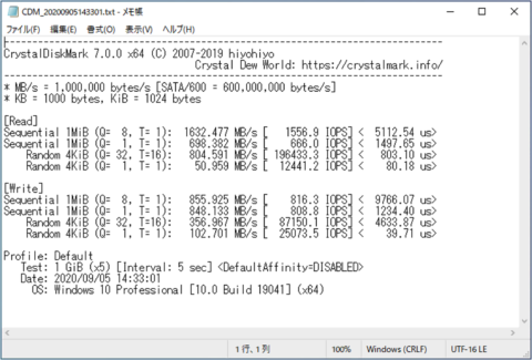 CrystalDiskMark の使い方 - HDDやSSDの速度を測定 - PC設定のカルマ