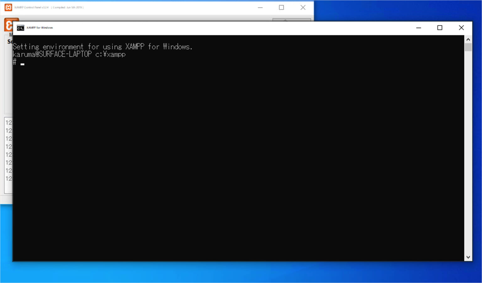 コマンドラインからPHPを実行 - XAMPPの使い方 - PC設定のカルマ