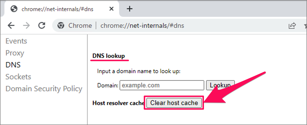 Google Chrome - DNS キャッシュを削除する方法 - PC設定のカルマ