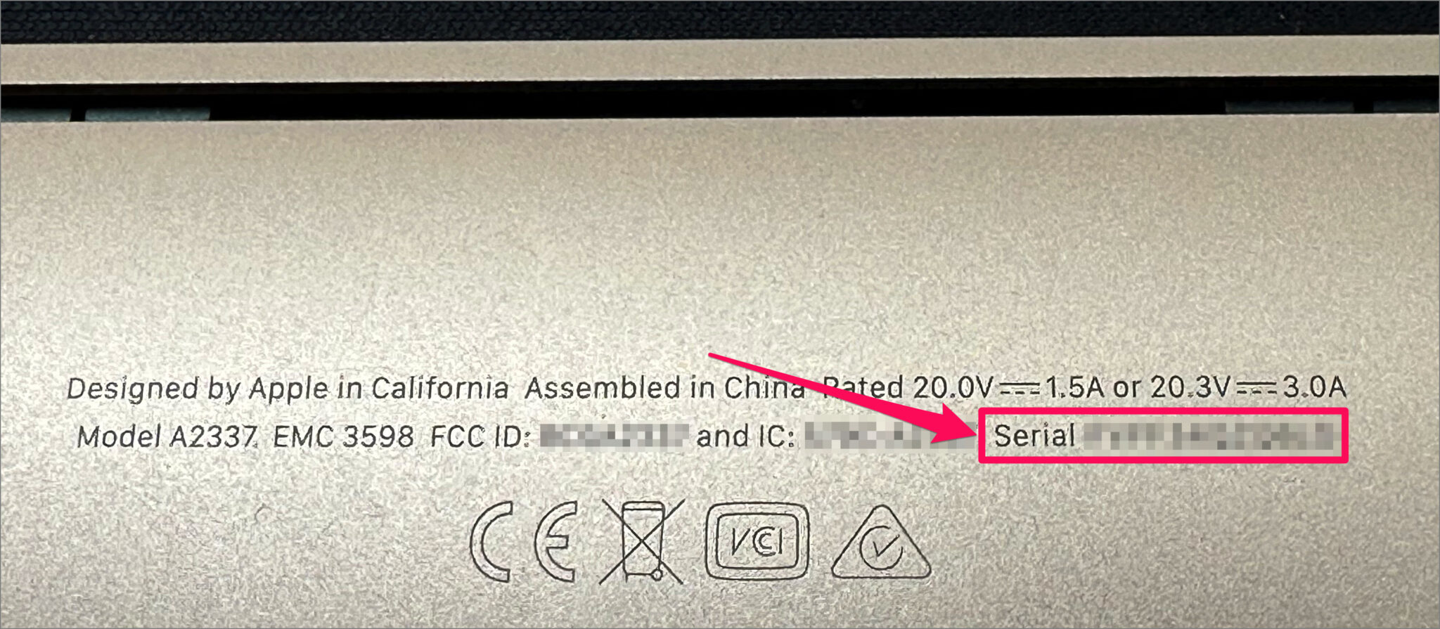Mac - シリアル番号を表示・確認する方法 - PC設定のカルマ